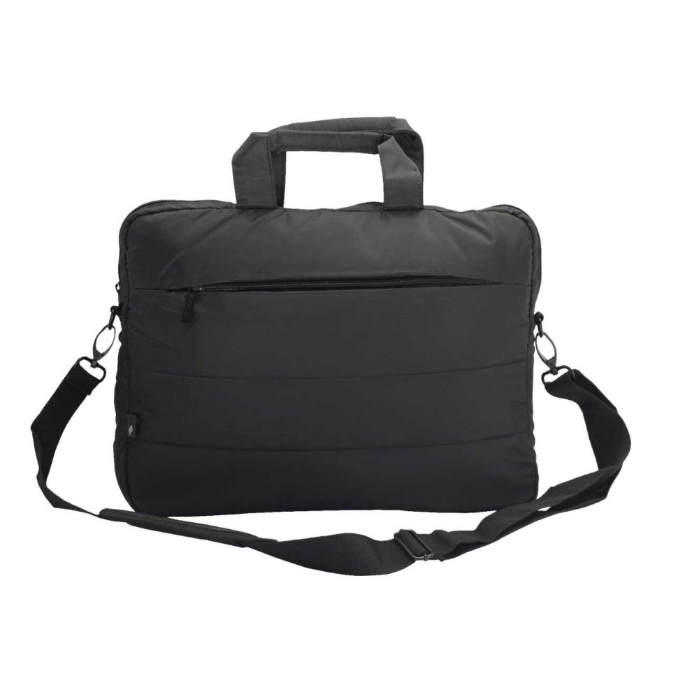Black Quilted Laptop Bag - Ramble Bags